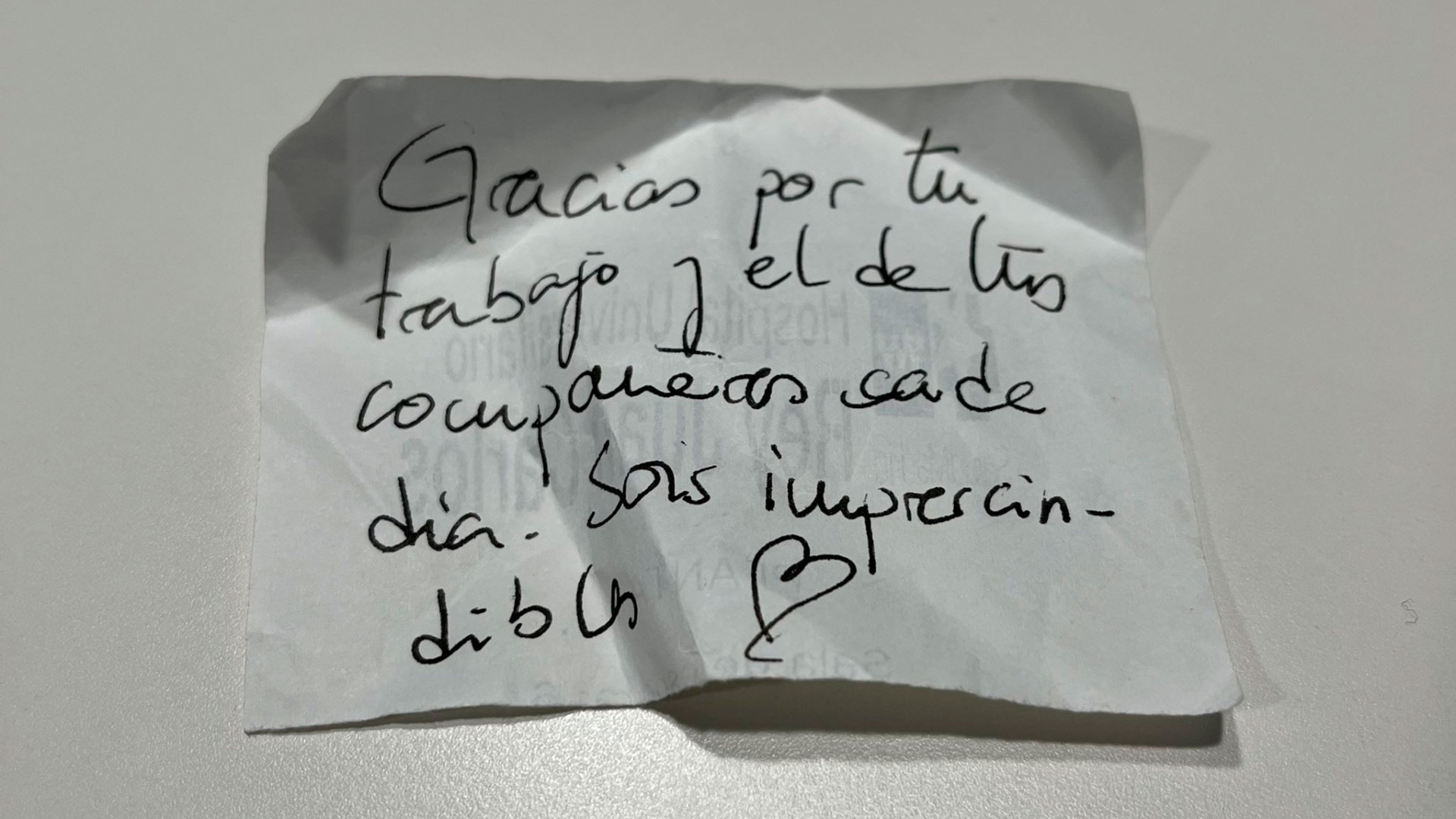El emocionante gesto de Mar Amate con una doctora: "Sois imprescindibles"