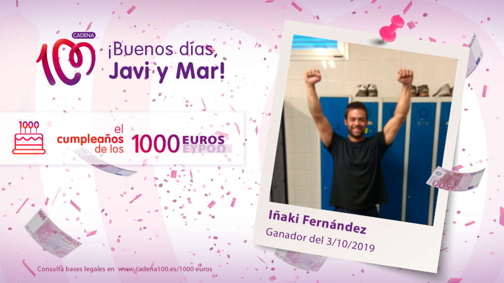 ¡Iñaki Fernández ha ganado 1.000 euros!