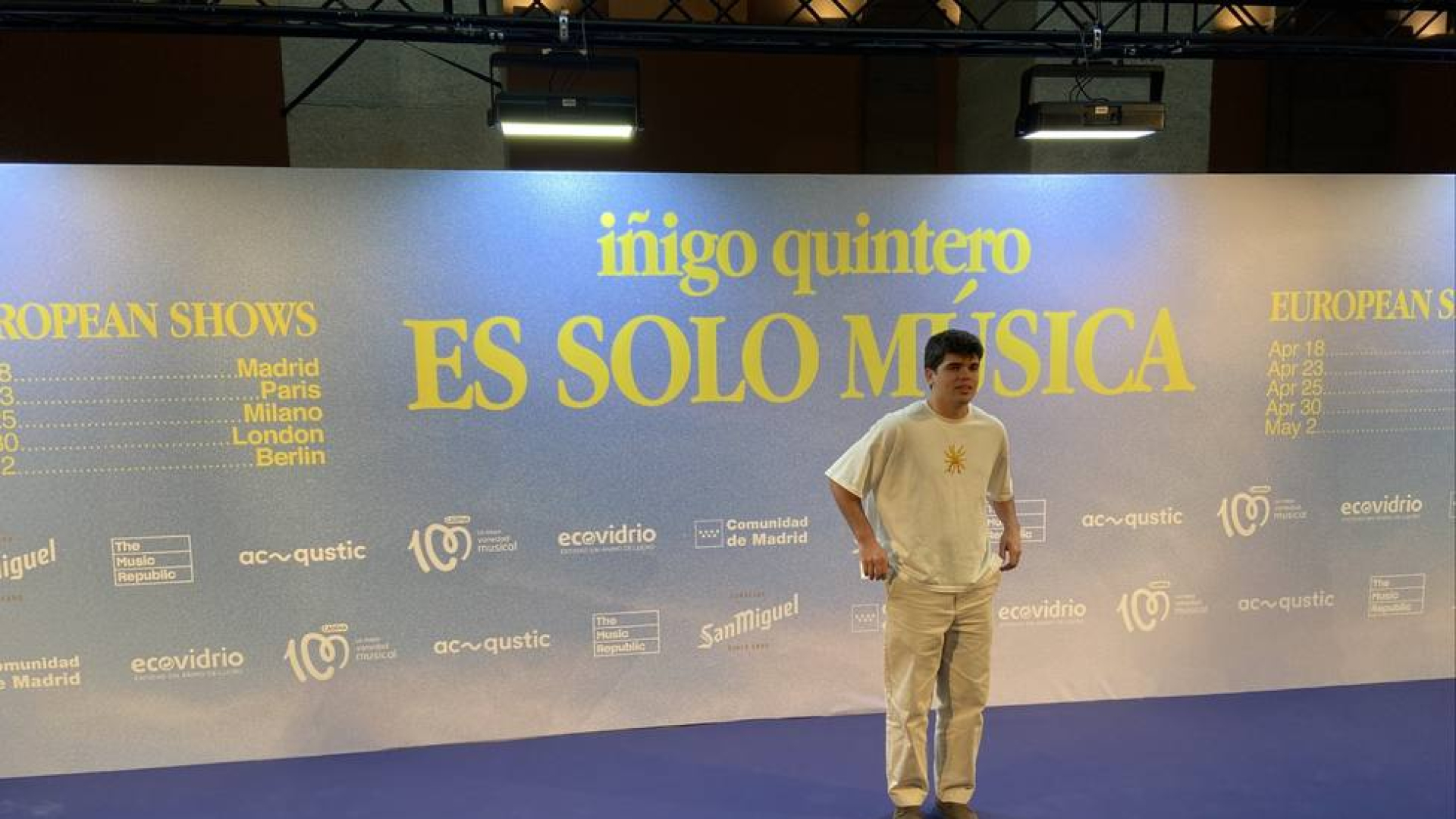 Iñigo Quintero presentará este 18 de abril su primer EP y podrás ...