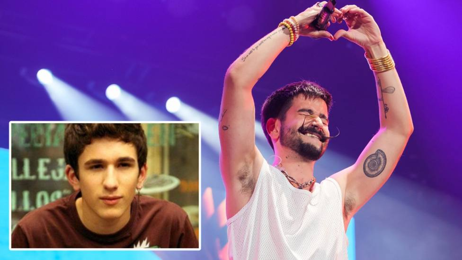 El increíble parecido físico de Camilo de adolescente con el Jonathan ...