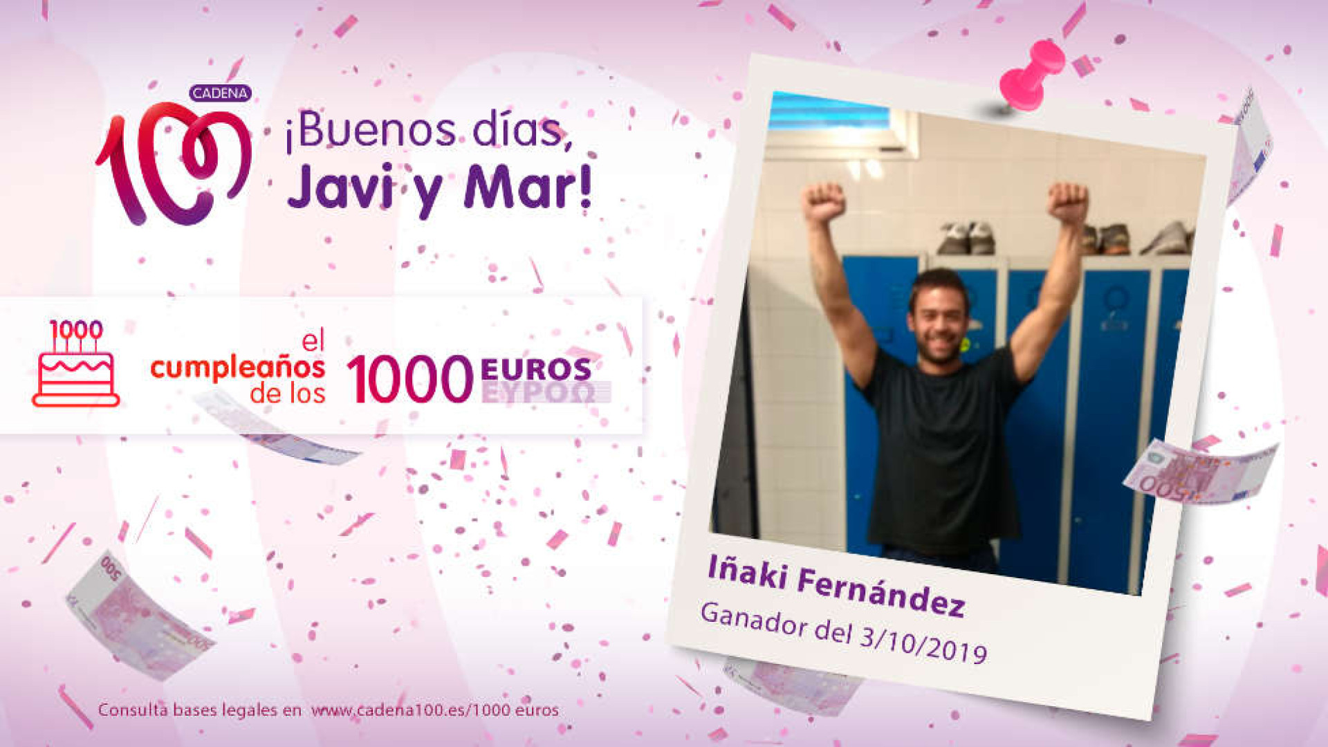 ¡Iñaki Fernández ha ganado 1.000 euros!