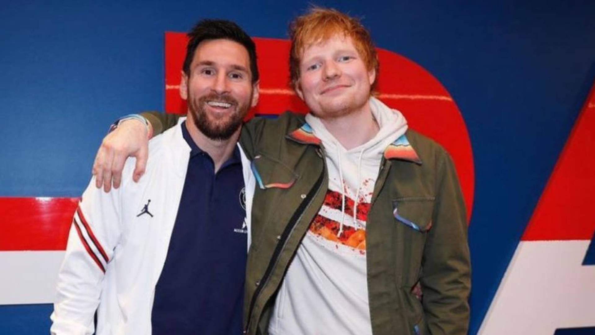 Leo Messi, un fan más de Ed Sheeran en su último concierto: así ...