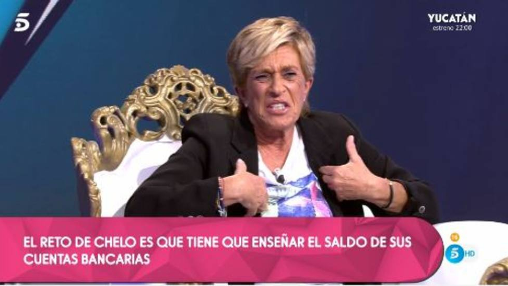 Chelo García Cortés se niega a revelar el saldo de sus cuentas ...