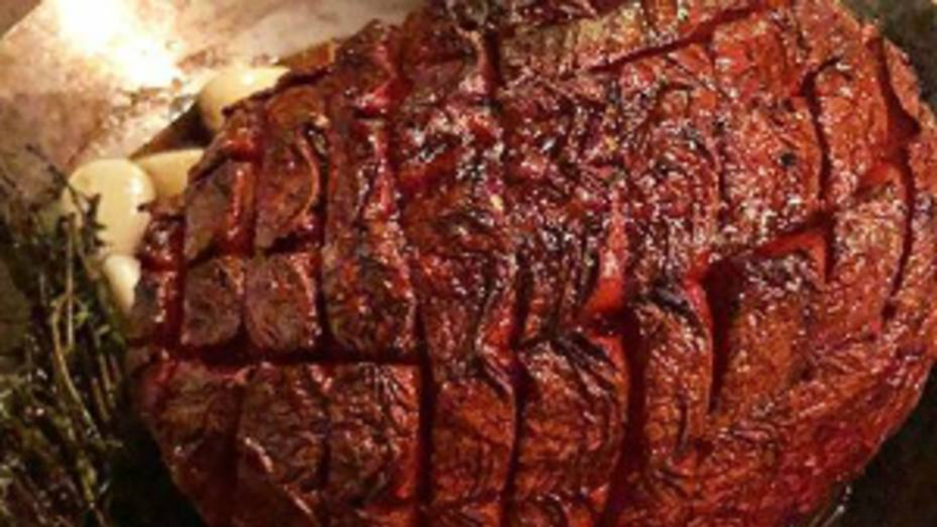 Sandía asada. Un invento para los vegetarianos