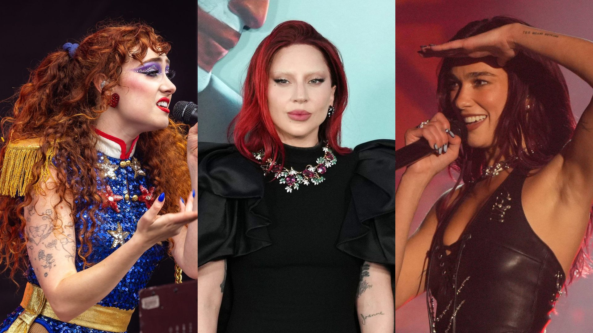 Chappell Roan, Lady Gaga y Dua Lipa se unen para celebrar la Navidad ...