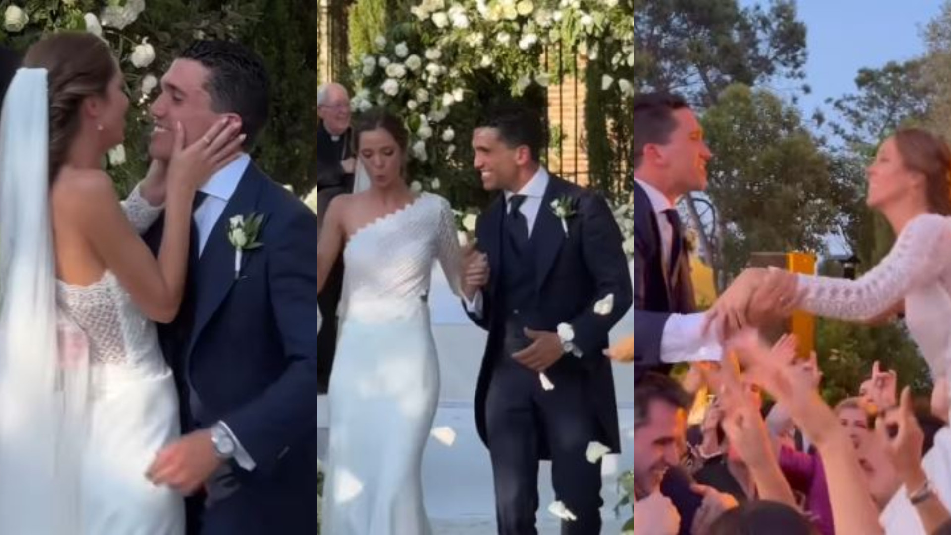 La romántica boda de Jaime Lorente y Marta Goenaga: del menú estrella Michelin a las sorpresas a ...