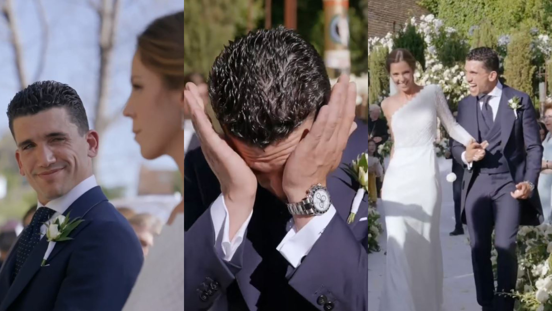 Jaime Lorente comparte un emotivo vídeo en el que resume cómo fue su boda: lágrimas, fiesta y ...