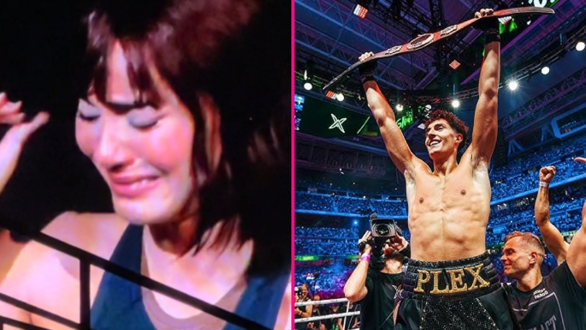 Plex compara la emoción de estar en el ring con la de estar con Aitana y expresa su condición ...