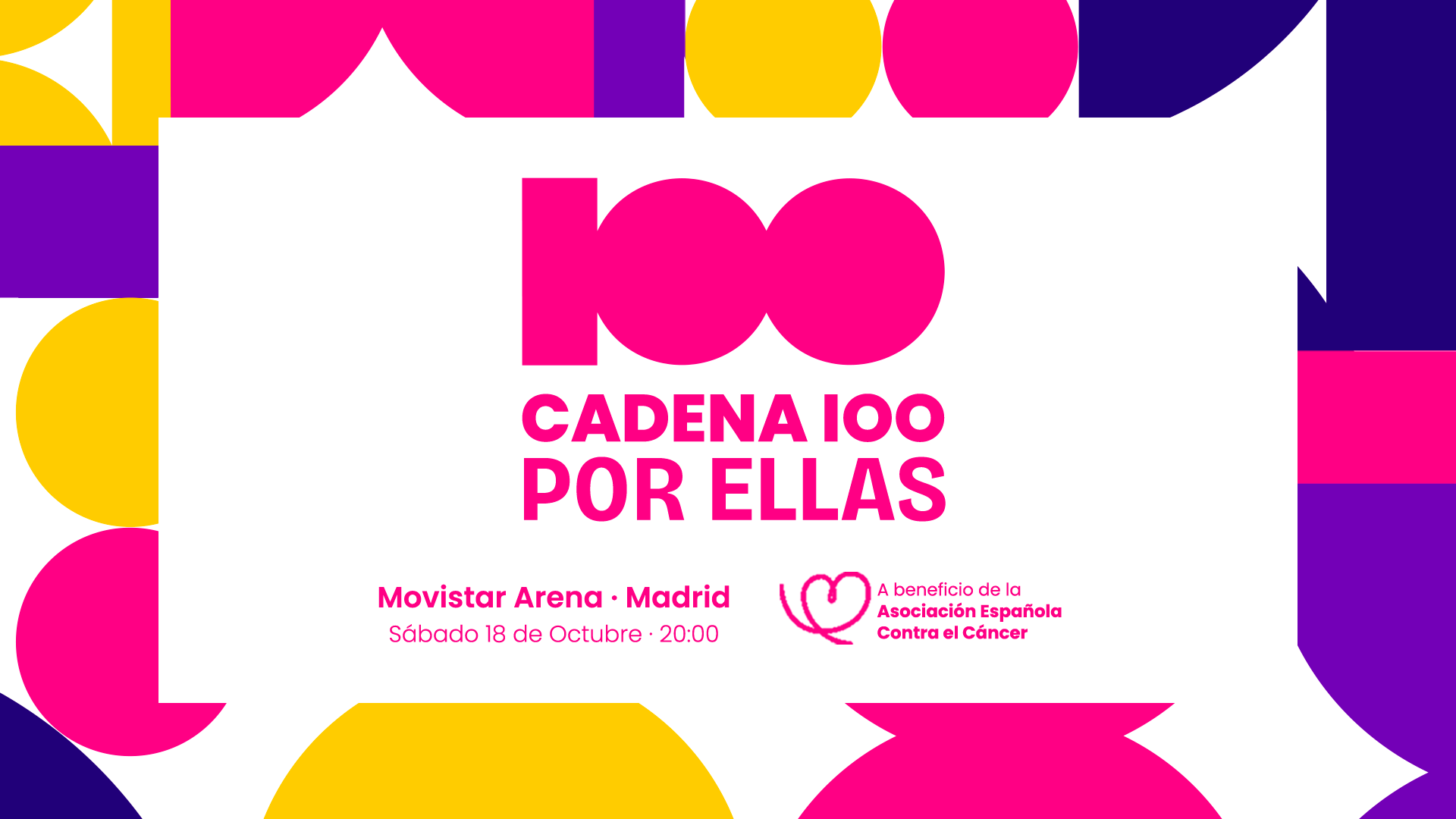 CADENA 100 POR ELLAS: así podrás acceder a la preventa exclusiva de entradas